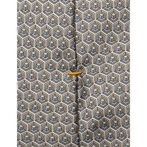 Eton Geometric-print Silk Tie