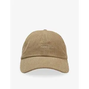 Hugo Logo-embroidered Cotton-cord Baseball Cap