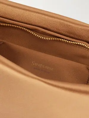 Saint Laurent Cassandre Satin Clutch