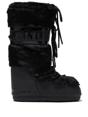 Moon Boot Icon Boots In Faux Fur