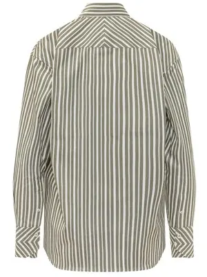 Victoria Beckham Striped Shirt With Pocket