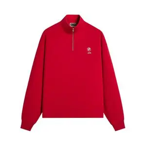 Kith For Bmw Nelson Quarter Zip 'cinnabar