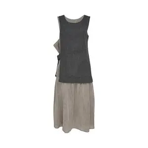 Y’s Ko-combination Sleeveless Dress