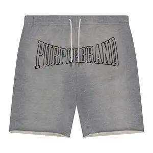 PURPLE BRAND Mwt Fleece Sweatshort 'heather - Grey