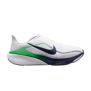 Nike Pegasus 42 Wide Green Spark Midnight Navy - White