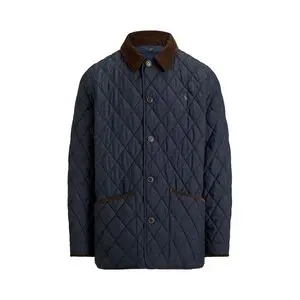 Polo Ralph Lauren Poly Quilted Beaton Barn Jacket 'college Navy