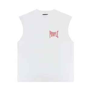 PURPLE BRAND Oversized Cut Off Tee 'off