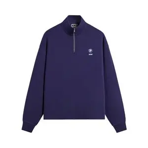 Kith For Bmw Nelson Quarter Zip 'techno Violet