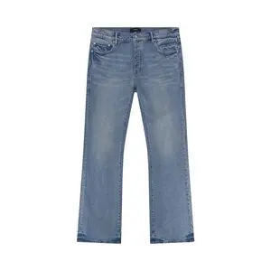 PURPLE BRAND Flare Worn 'light Indigo