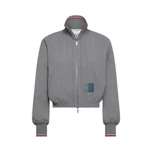 Thom Browne Wool Seersucker Zip-up Track Jacket 'light