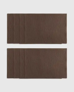 Quince Gauze Placemats Chocolate