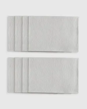 Quince Gauze Placemats - Light Grey