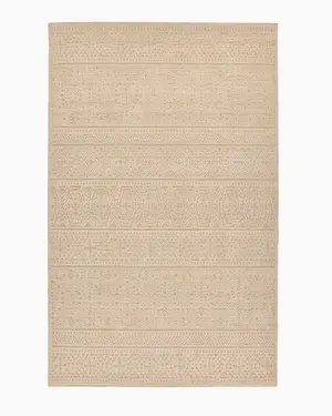 Quince Alma Hand-loomed Wool Rug - Beige