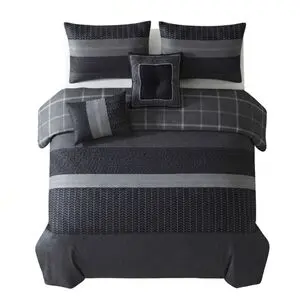 PURE PARIMA Bebejan Kyle Black Reversible Comforter Set