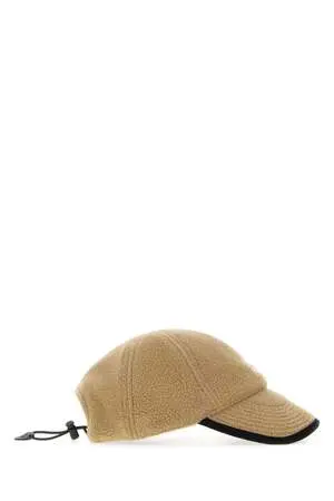 Miu Miu Camel Flannel Baseball Cap