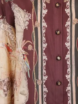 Zimmermann Valiant Printed Silk Shirt