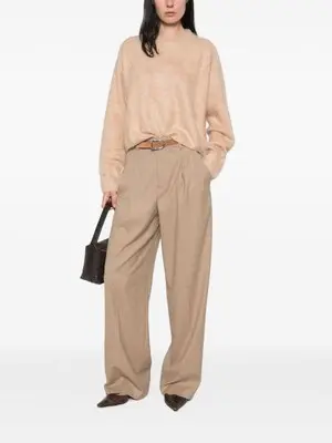 Soft Goat Wool Crewneck Jumper