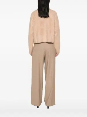Soft Goat Wool Crewneck Jumper