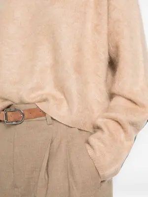 Soft Goat Wool Crewneck Jumper
