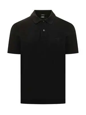 BOSS ESSENTIAL Essential Polo With Buttons And Collar