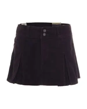 LEVI'S Corduroy Button-front Mini Skirt