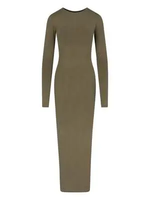 ENTIRE STUDIOS Military-inspired Cotton Spandex Dress