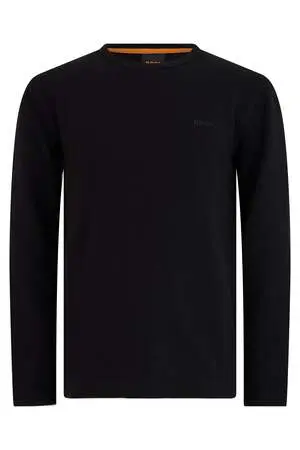 BOSS Long Sleeve Cotton Shirt With Classic Fit - Black