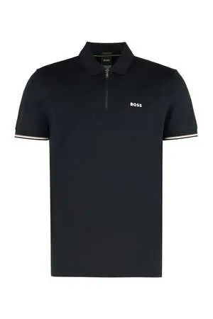 BOSS Classic Cotton Polo Shirt Regular Fit - Black