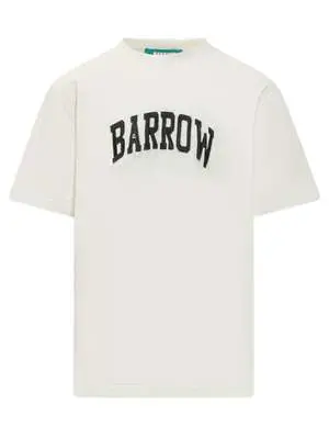 BARROW Logo Front T-shirt - Cocco