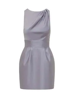 Elisabetta Franchi Chic Draped Mini Suit - Lilla