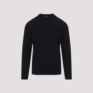 Giorgio Armani S Virgin Wool Pullover Sweater - Blue
