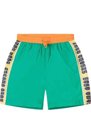 BOBO CHOSES Mini Bermuda Trousers With Logo - Multicolor