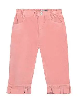 L'ORSOBRUNO Mini Velvet Corduroy Trousers - Rosa