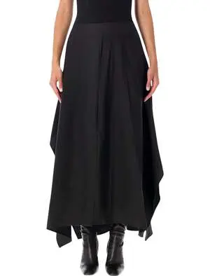 Studio Nicholson Draped Maxi Skirt - Nero