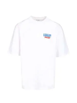Carhartt Work In Progress Luggage Label T-shirt - White