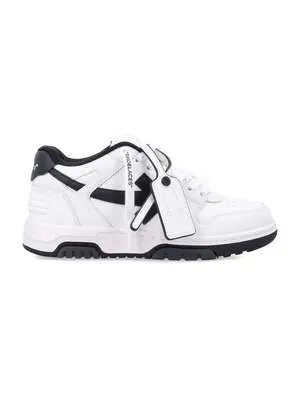 Off-White Low-top Leather Sneaker With Graphic Details
