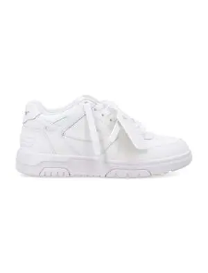 Off-White OFF-WHITE Low-Top Leather Sneakers White/white
