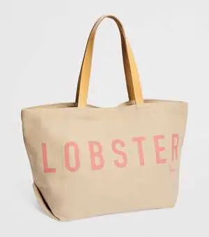 Harrods Jute Lobster Tote Bag