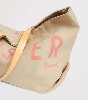 Harrods Jute Lobster Tote Bag