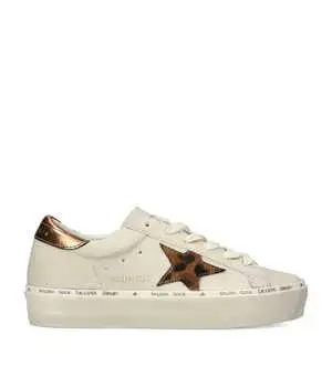 GOLDEN GOOSE Leather Hi Star Sneakers