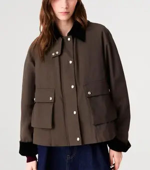 Maje Detachable-gilet Utility Jacket