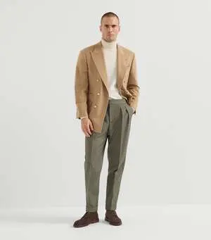 Brunello Cucinelli Brushed Leather Ankle Boots