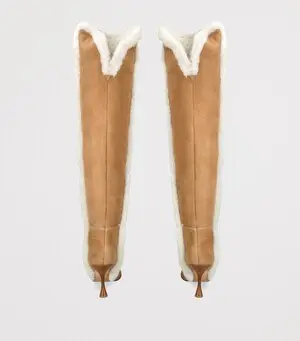 BETZÁBE Suede Bree Over-the-knee Boots 80