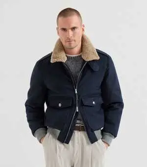 Brunello Cucinelli Cashmere Bomber Jacket