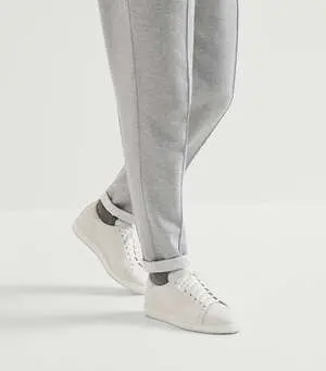 Brunello Cucinelli Leather Lace-up Sneakers