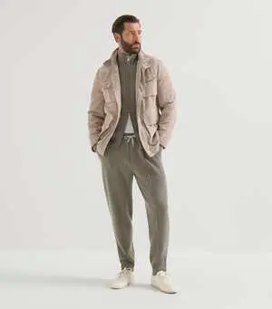 Brunello Cucinelli Cashmere-blend Double-knit Sweatpants
