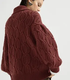 Brunello Cucinelli Cashmere Cable-knit Heritage Cardigan