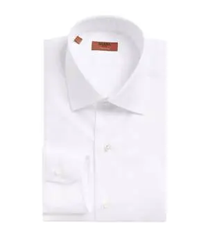 BARBA NAPOLI Cotton Twill Shirt - White