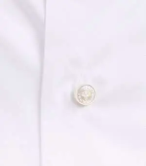 BARBA NAPOLI Cotton Twill Shirt - White
