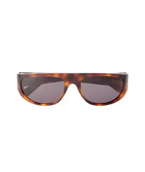 TOTEME D-frame Acetate Sunglasses - Tortoiseshell